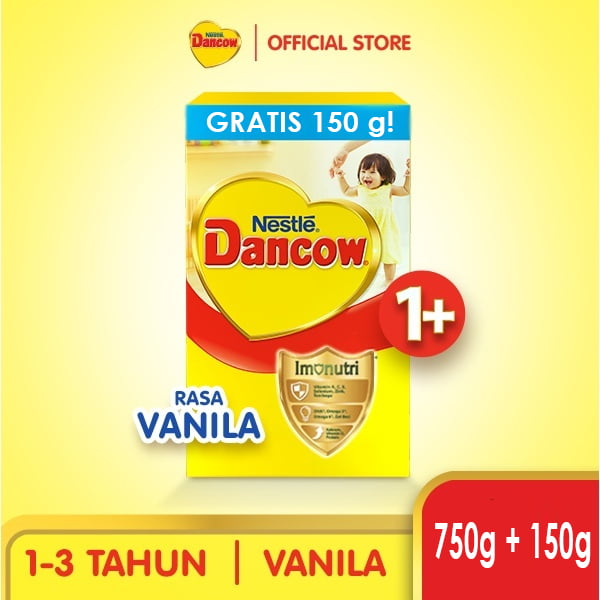 Dancow 1+ Susu Pertumbuhan Rasa Vanila 1-3 Tahun 750g - Toko Anakku